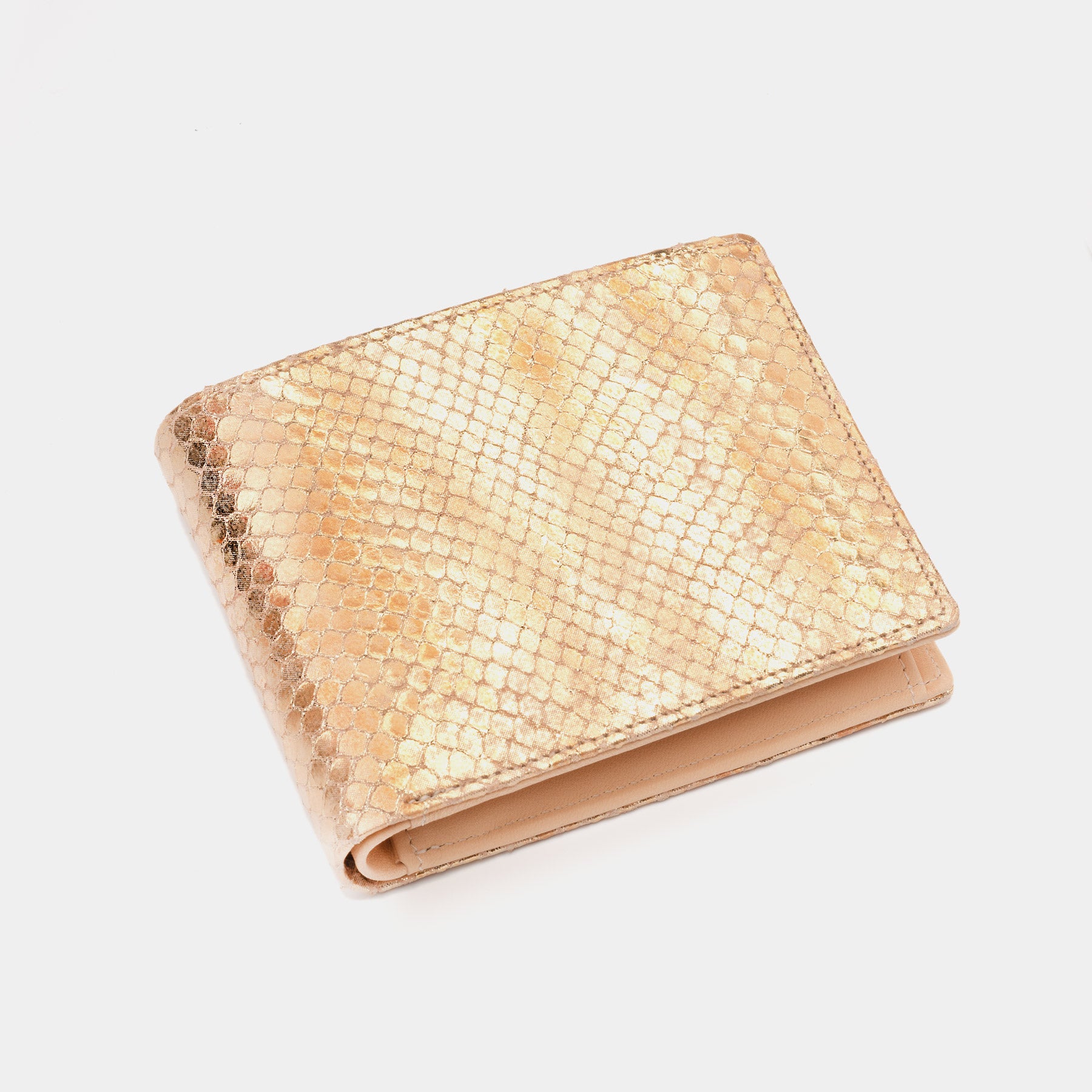EXCLUSIVE Men's Leather Wallet Essence in Gold – ANTORINI®