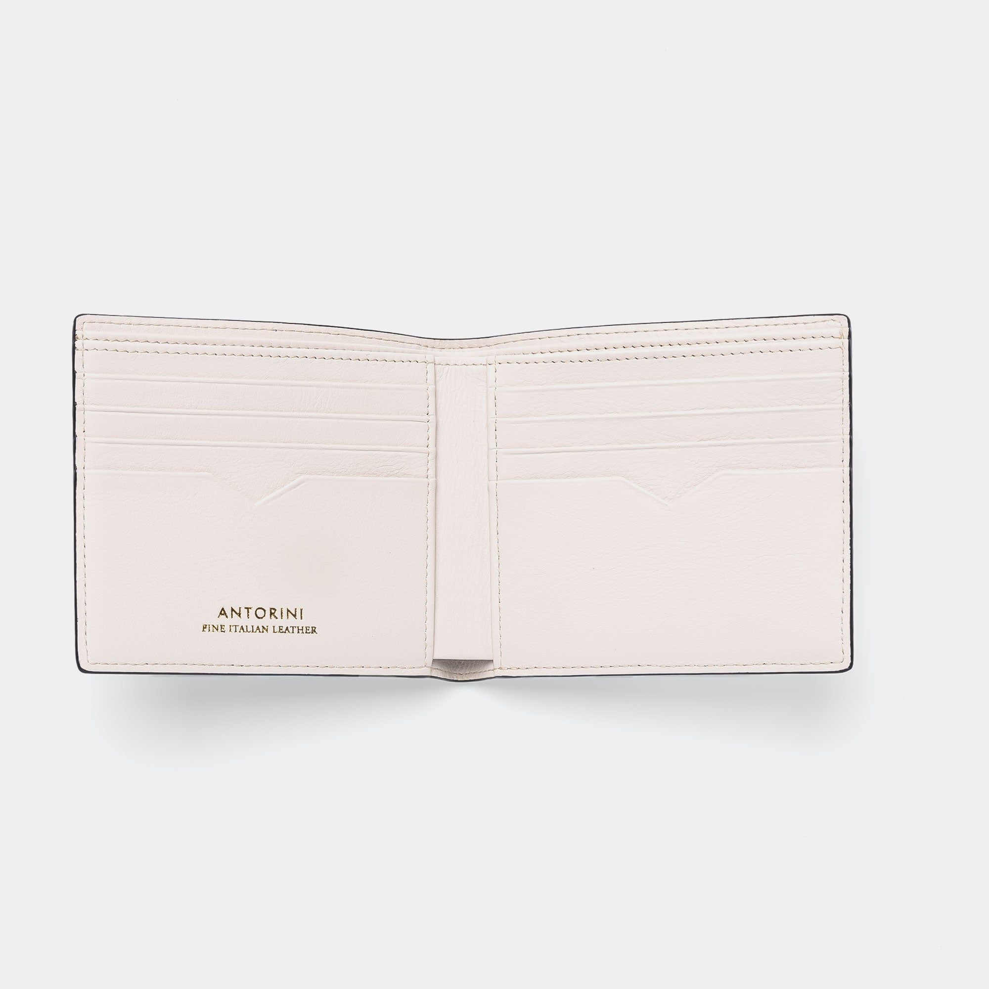 Men's 8cc Bifold Wallet ANTORINI Exedra, Cream – ANTORINI®