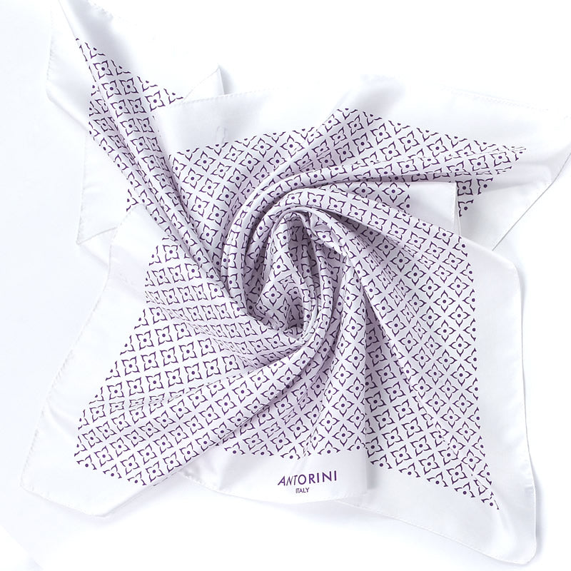 Geometric Beautiful Silk Scarf XIV – ANTORINI®