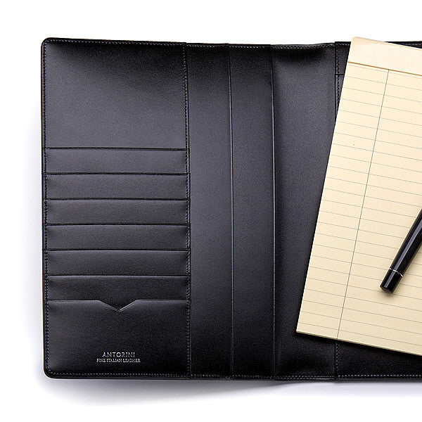 Leather A5 Notepad in Satin Black – ANTORINI®