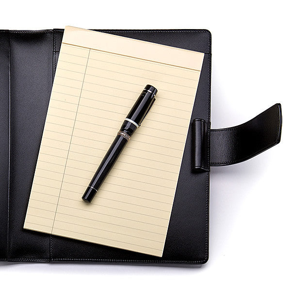 Leather A5 Notepad in Satin Black – ANTORINI®