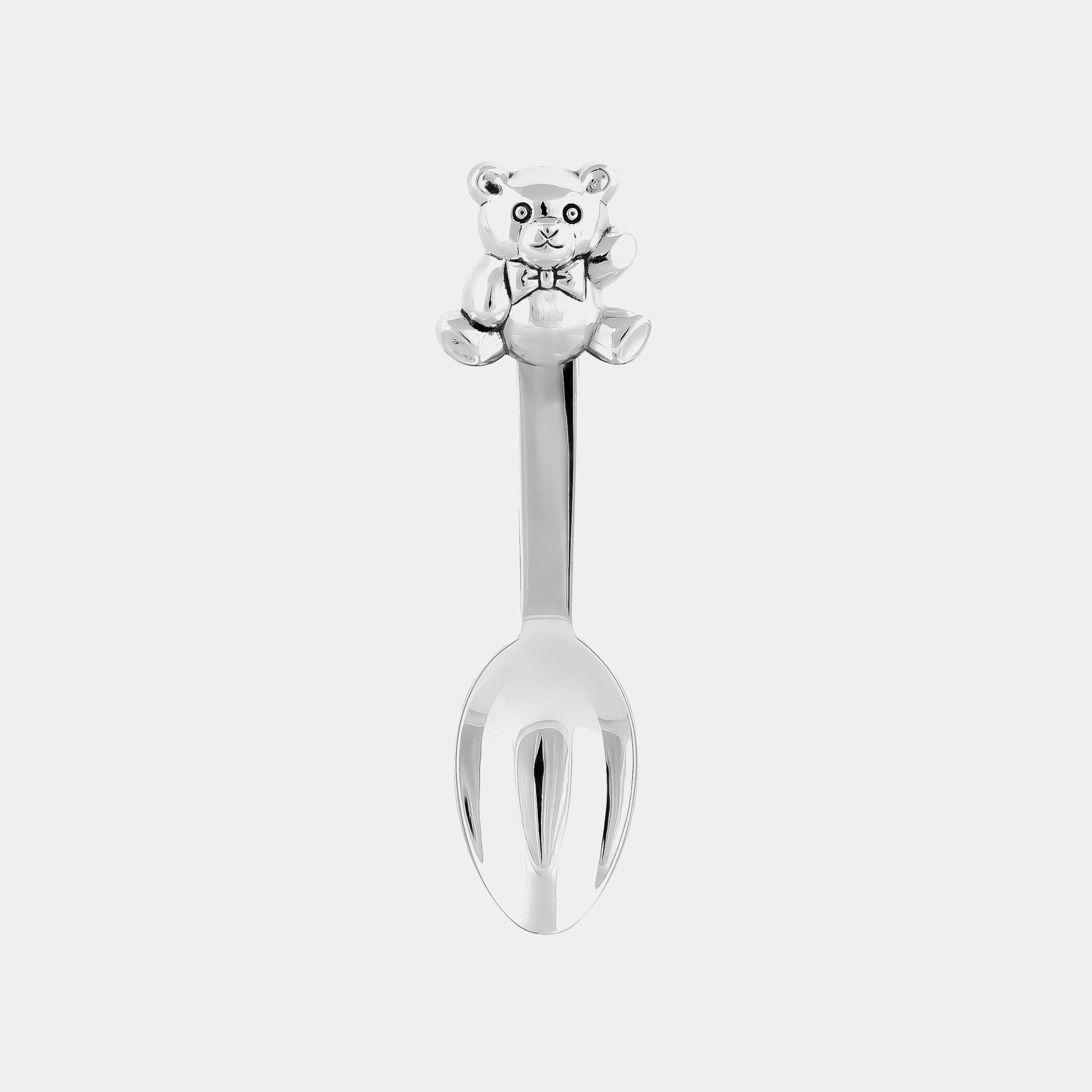 Silver Baby Spoon, Teddy Bear, silver 925/1000, 33 g – ANTORINI®
